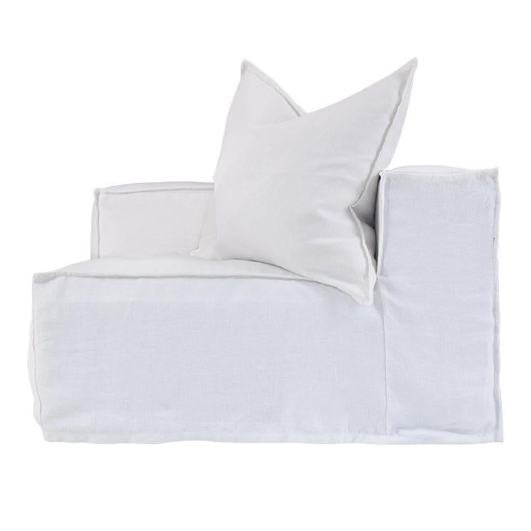 Hendrix Sofa Left Hand Arm Uniqwa Furniture White – Cotton Living